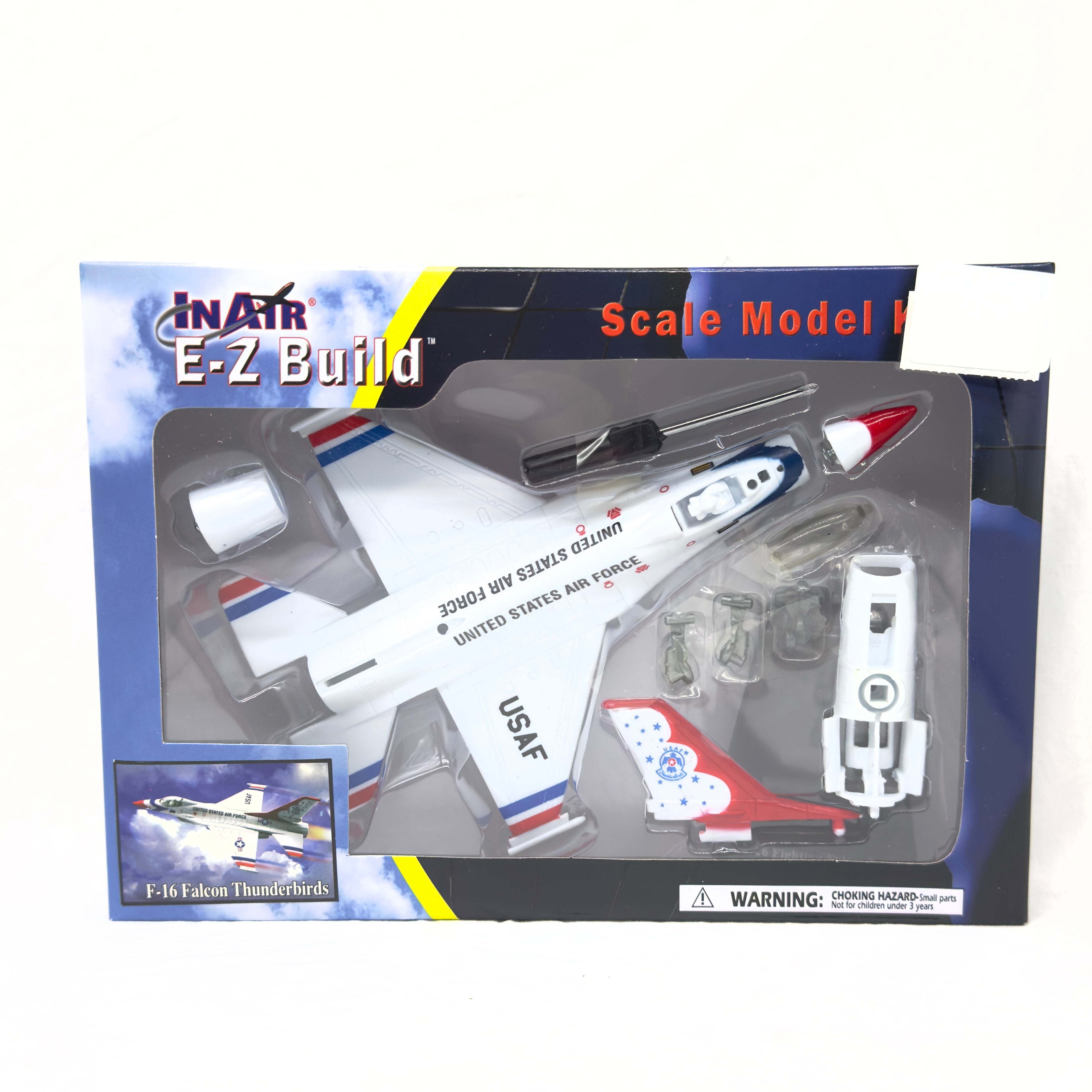 E-Z Build F-16 Plastic Model Kit – Air Mobility Command Museum Store